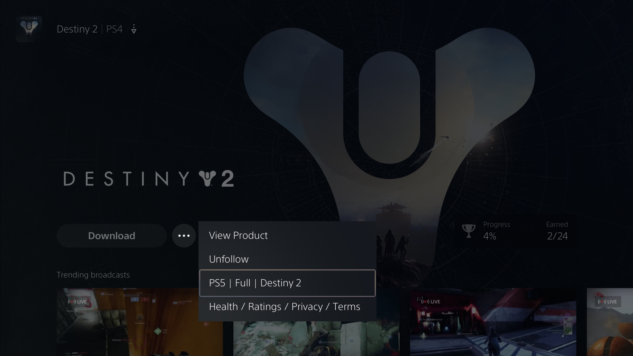 Destiny 2 Now Available on PS5 - XTREME PS