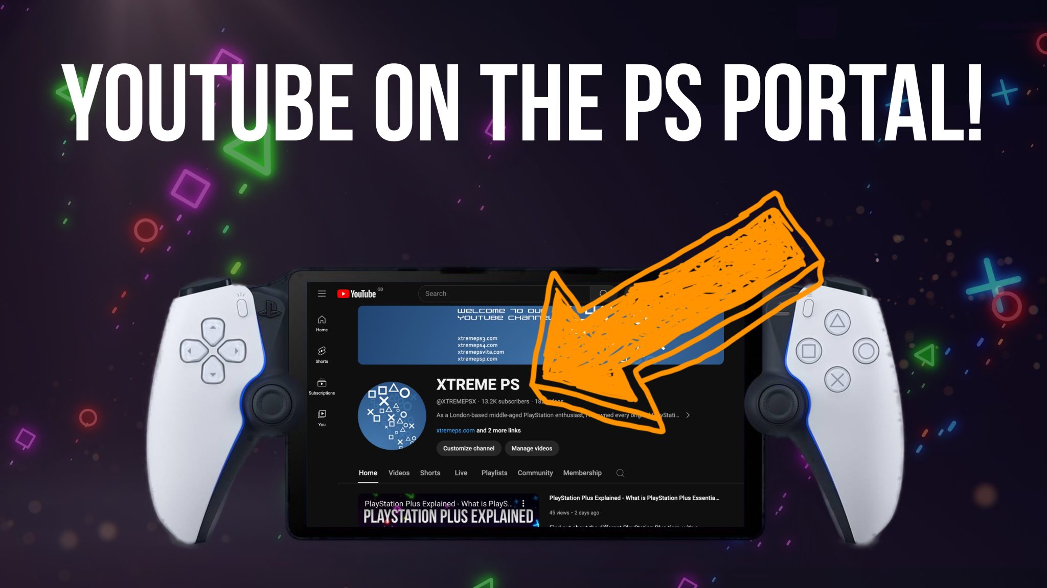 PlayStation Portal Has a Hidden Browser with YouTube Support - XTREME PS